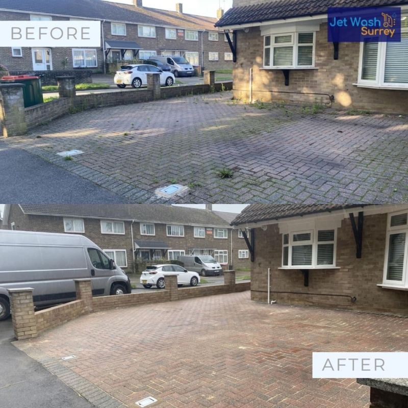 Driveway cleaning jet wash service - Domestic pressure washing experts