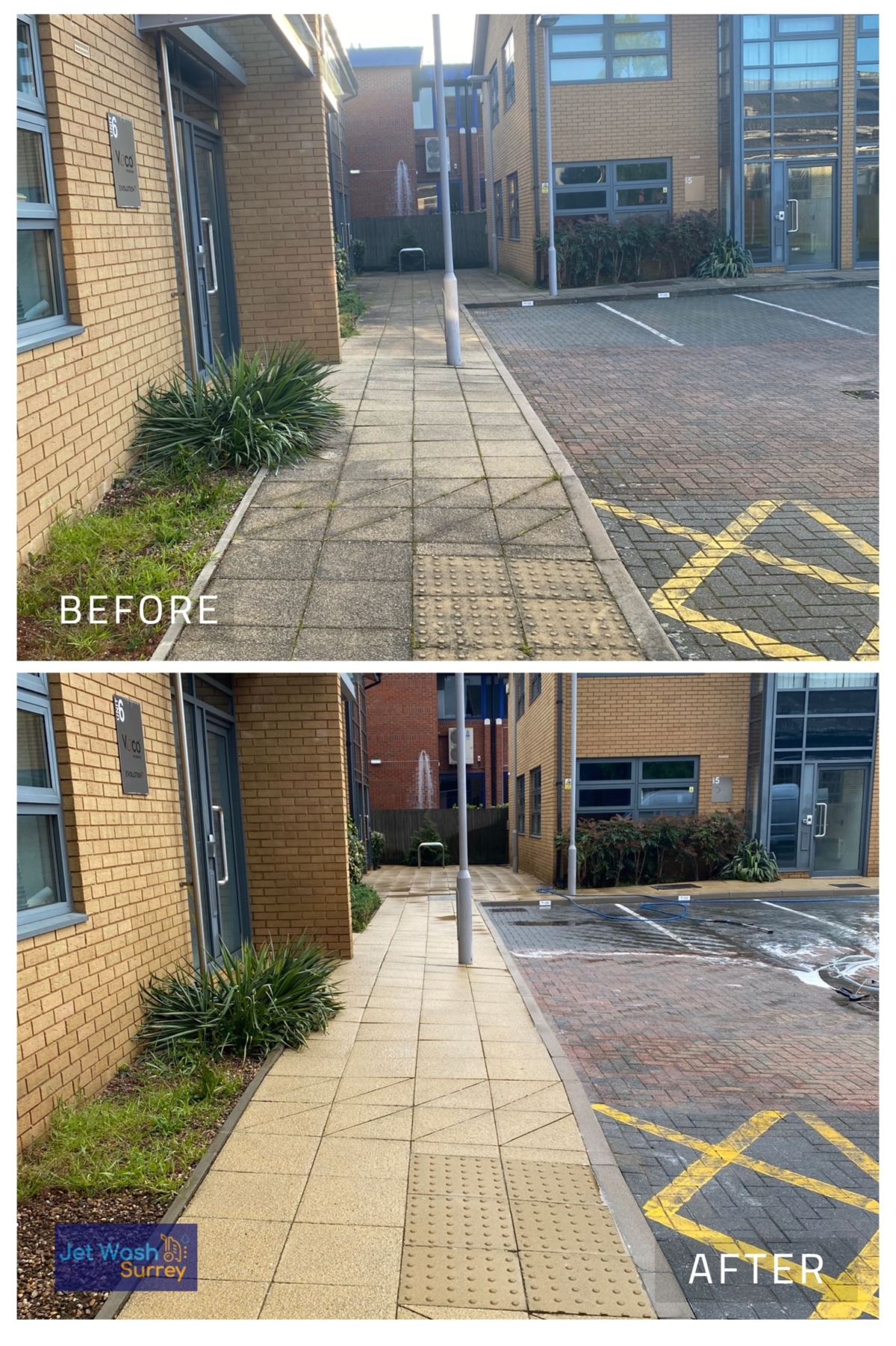 Commercial jet washing & pressure washing throughout London